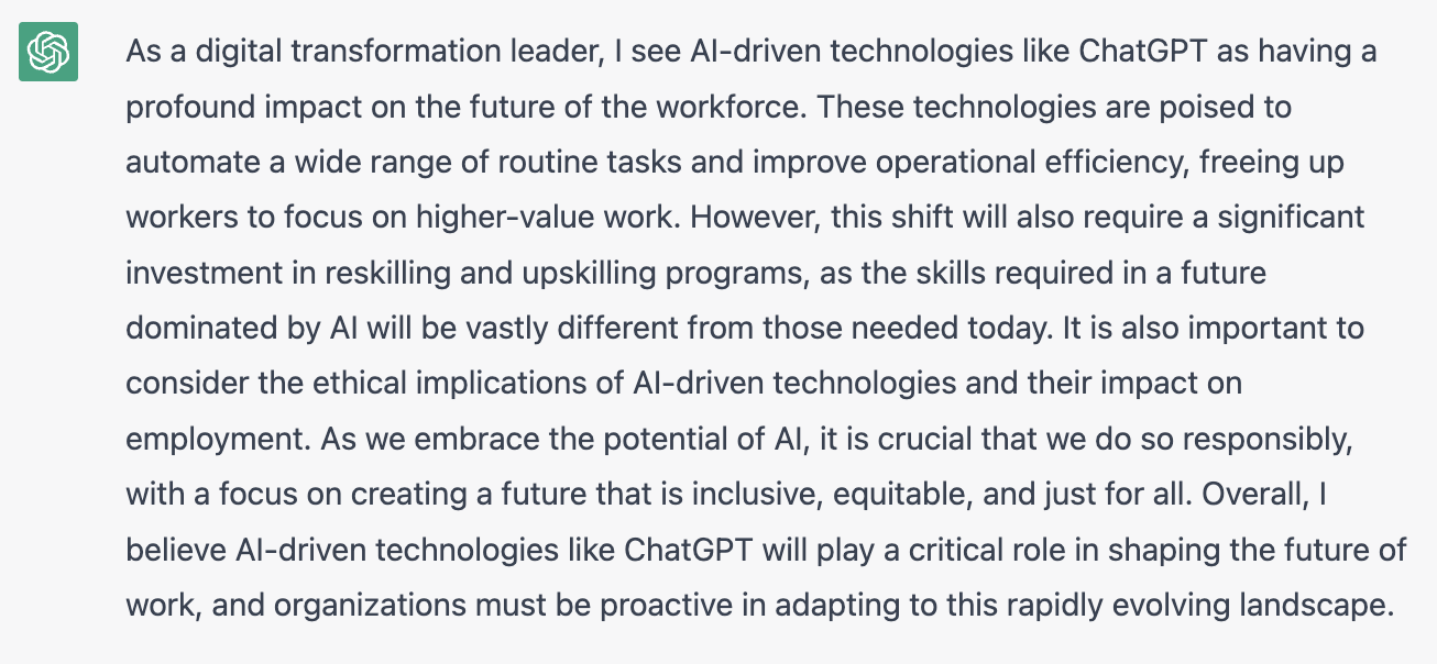 Let’s Chat About ChatGPT: What Business Leaders Should Know About AI ...