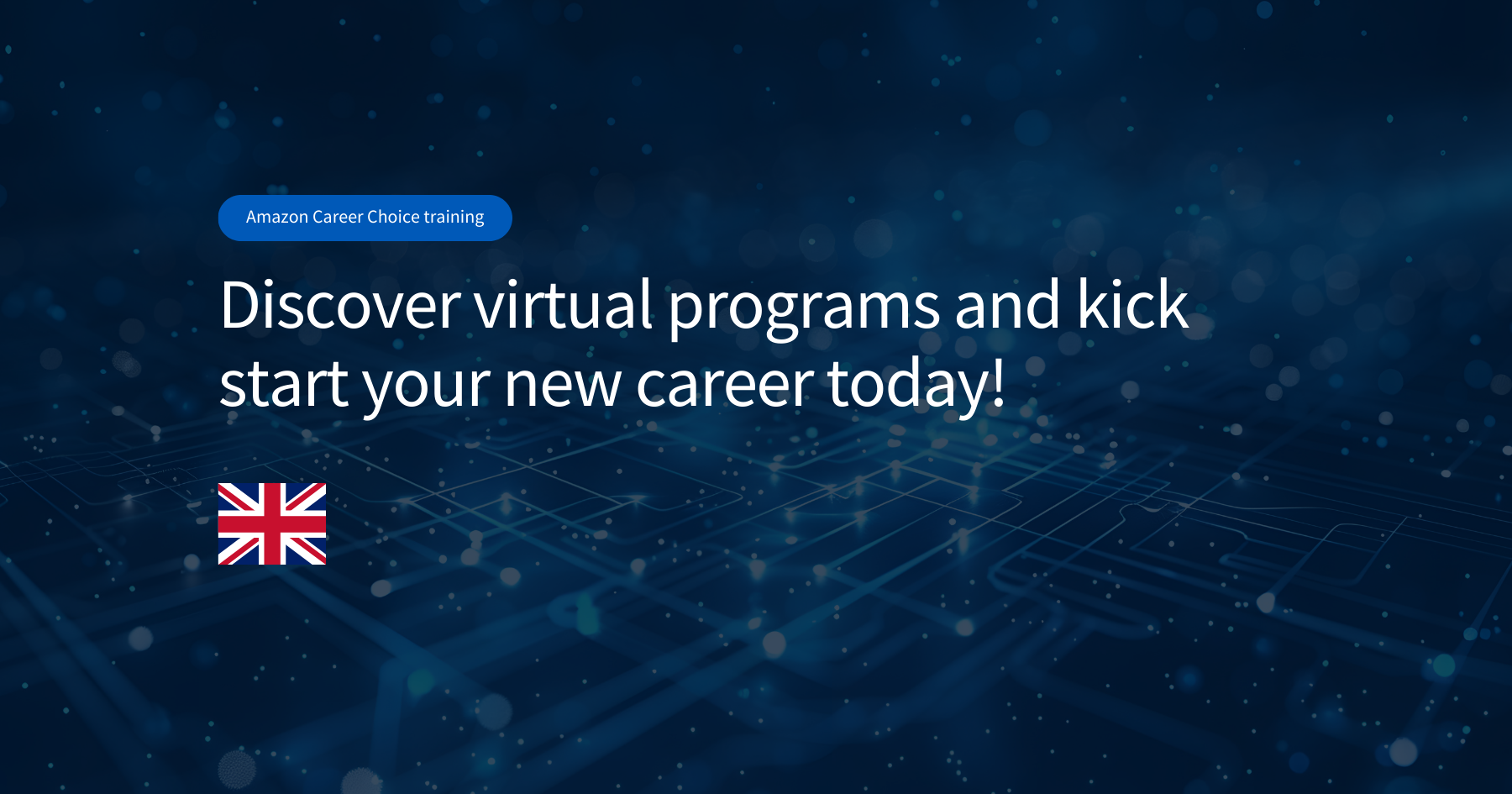 Amazon Training GBR Landing Page