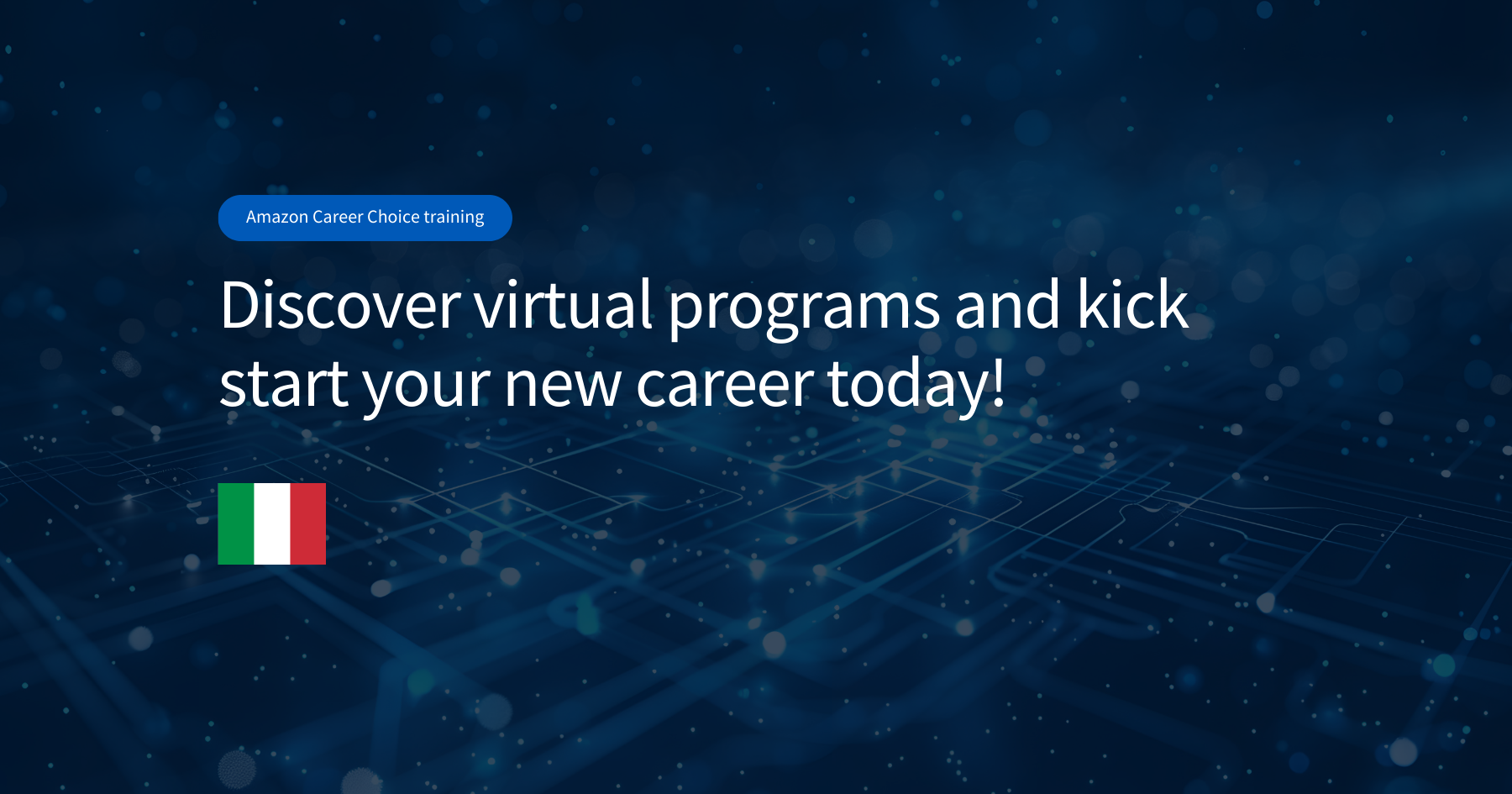 Amazon Training ITA Landing Page