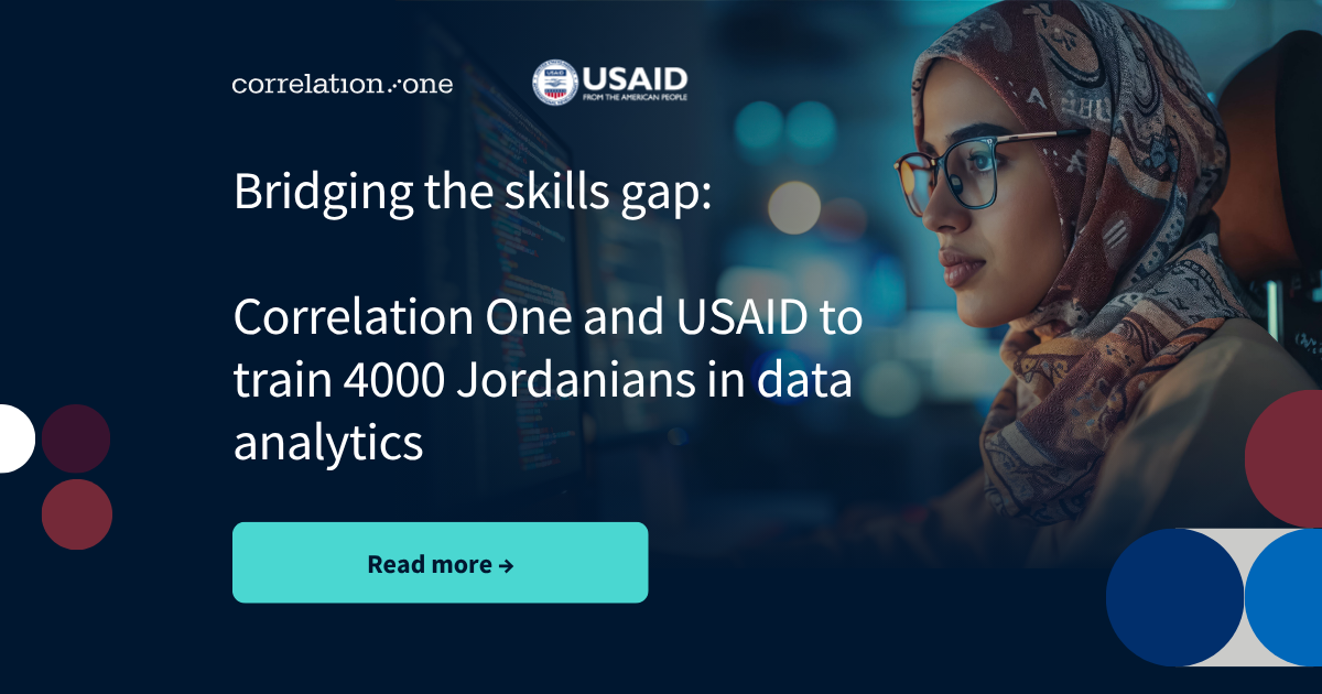 Correlation One and USAID to train 4,000 Jordanians in data analytics