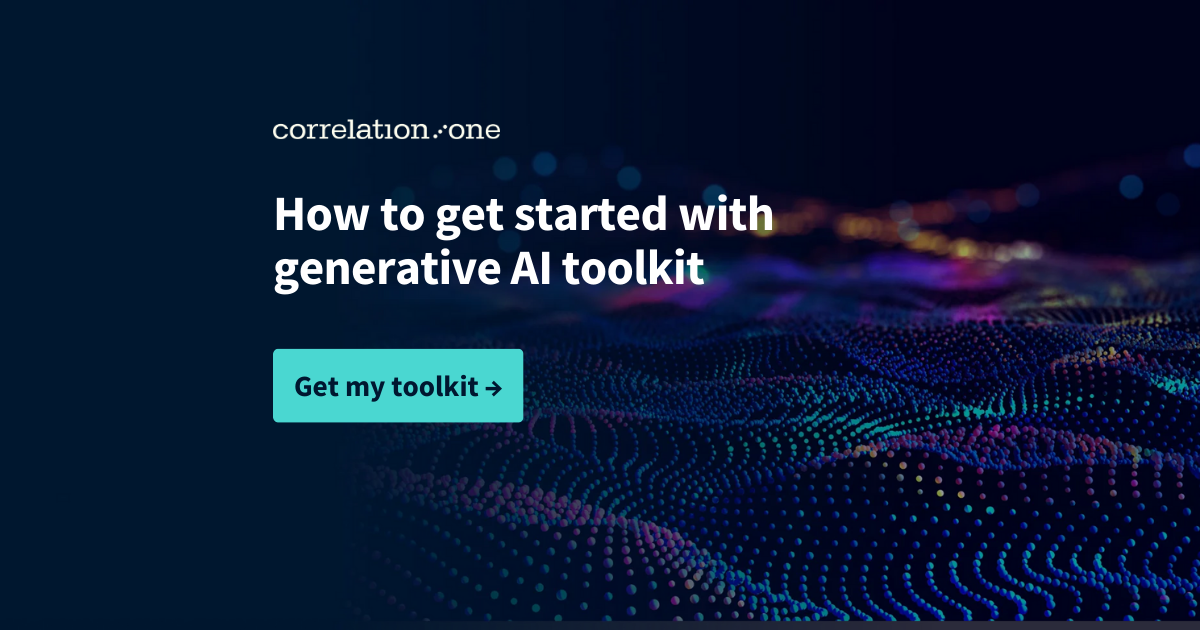 How to get started with generative AI toolkit - Correlation One