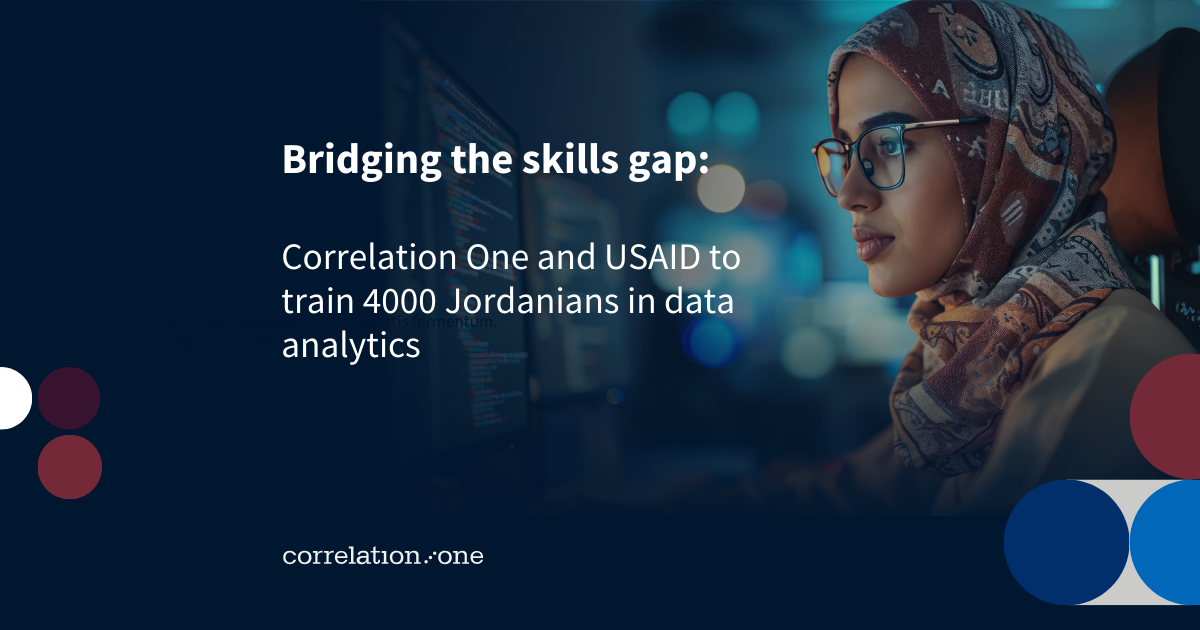 Correlation One and USAID to train 4,000 Jordanians in data analytics